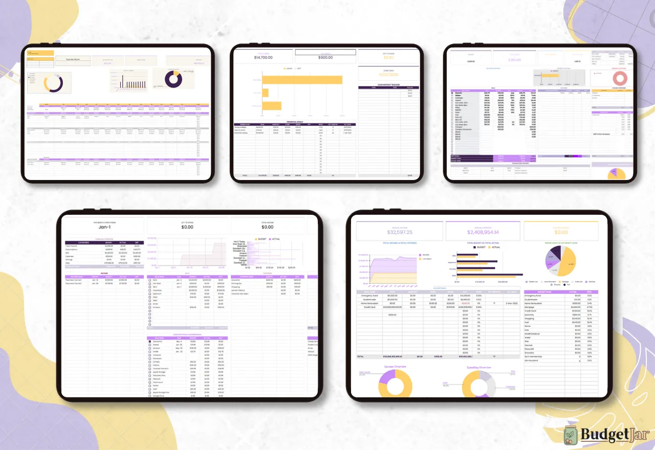 Free Budget Spreadsheet for Google Sheets - Budget Jar